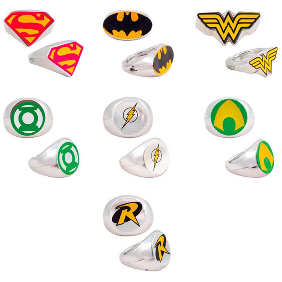 1” DC COMIC RING CAPSULES - 250 CT - Coast to Coast Entertainment